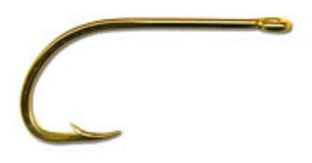 Mustad 92671-GL-1-100 Classic Beak Hook Size 1 Forged Special Long ...
