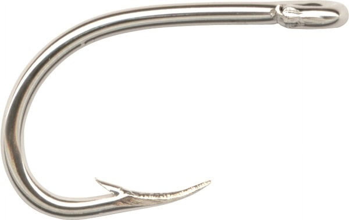 Mustad O'Shaughnessy Live Bait Hook, 3X Strong, Point Bent in Classic ...