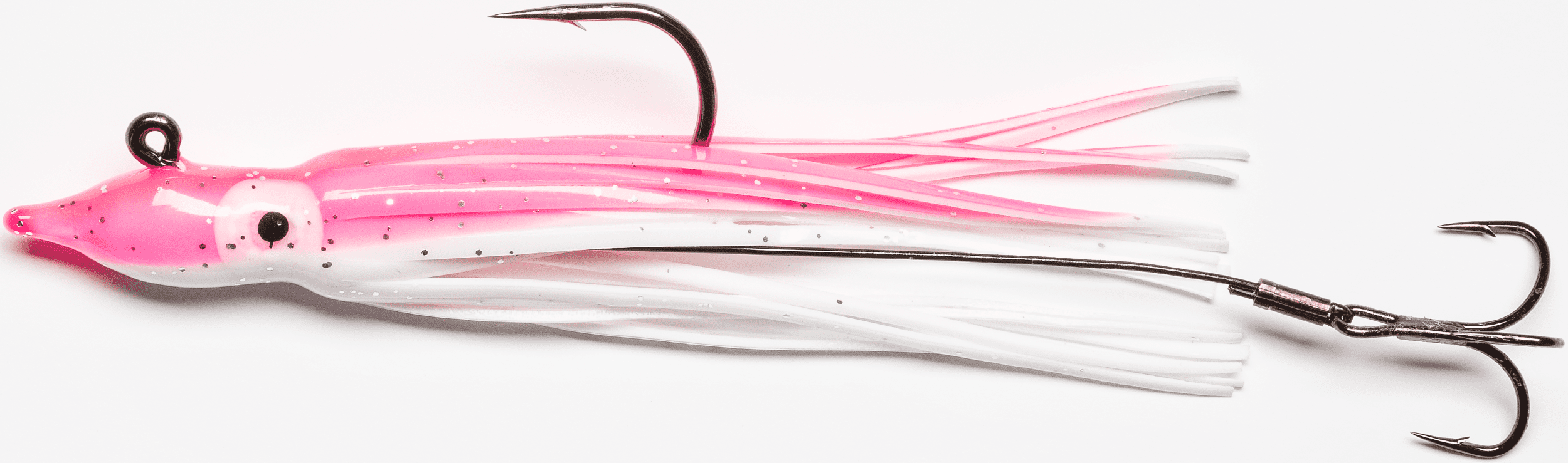 Mustad Addicted Setback Hootchie Pink White Squid Jig 1oz UltraPoint ...