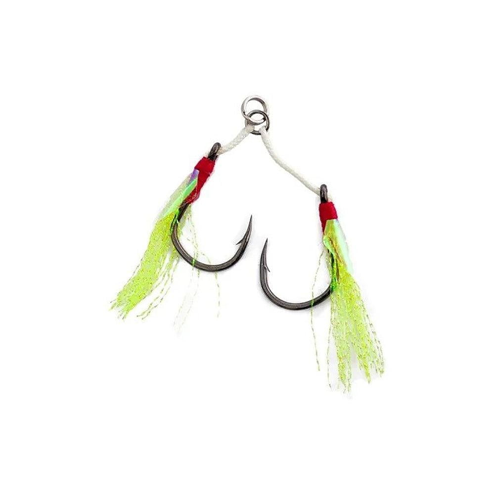 Mustad Assist Hook W,Flash-1 7,0, Green Hooks - Walmart.com