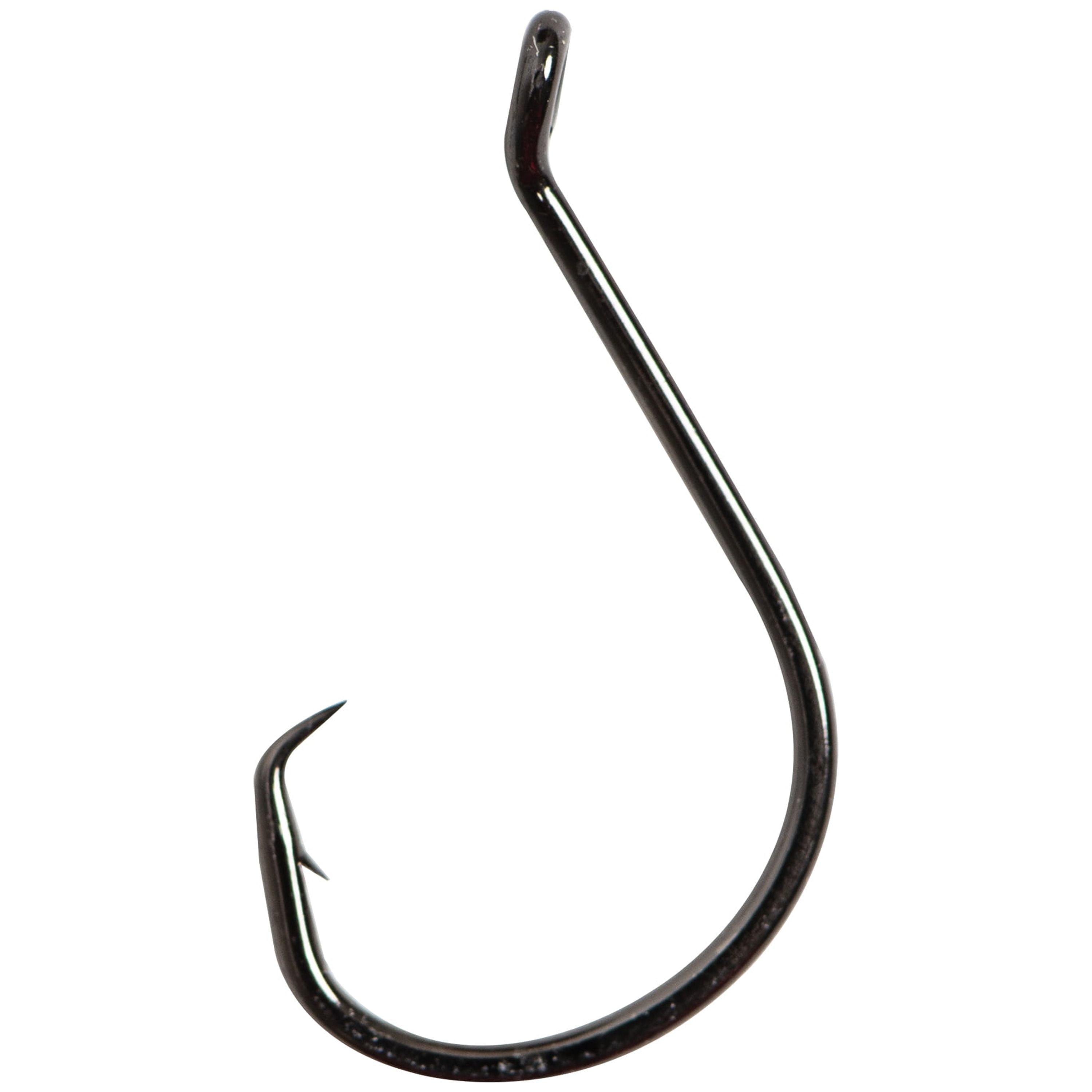 Mustad Black Nickel Wide Gap Circle Hook Striper Value Pack - Size 5/0 ...
