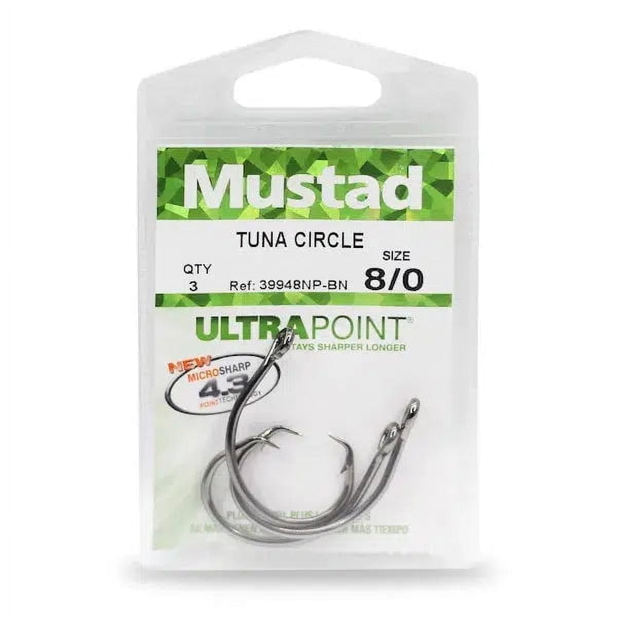 Mustad Demon Wide Gap Perfect Circle 39948NP-BN Hook - 25PK 11,0 Hooks - Walmart.com