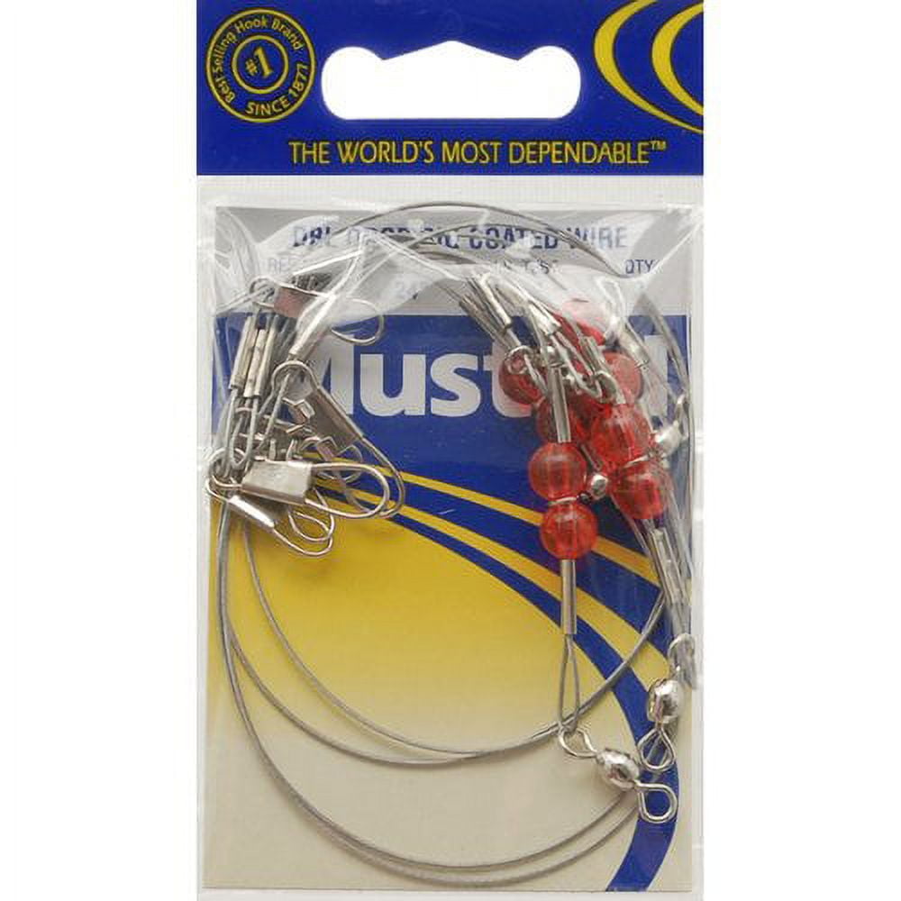 Maurice Sporting Goods Mustad Double Drop Rig 24in Coated Wire with ...