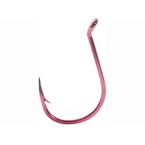 Mustad Double Wide Gap Bait Drop Shot Hook Red 10 Ct - Walmart.com