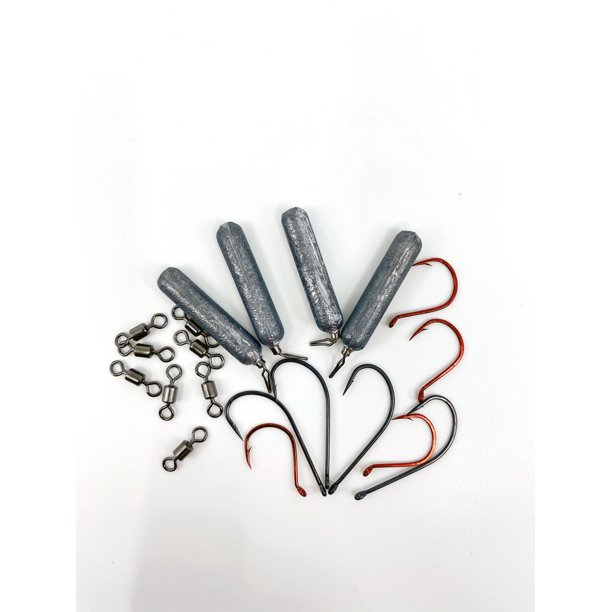 Mustad Drop Shot Rig Assorted Fishing Hook Kit - Walmart Business Supplies