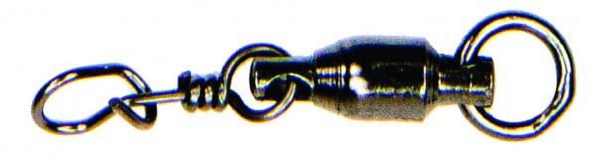 Mustad FTCBB Fastach Clip With Ball Bearing Swivel - Black 1- 2 Per ...