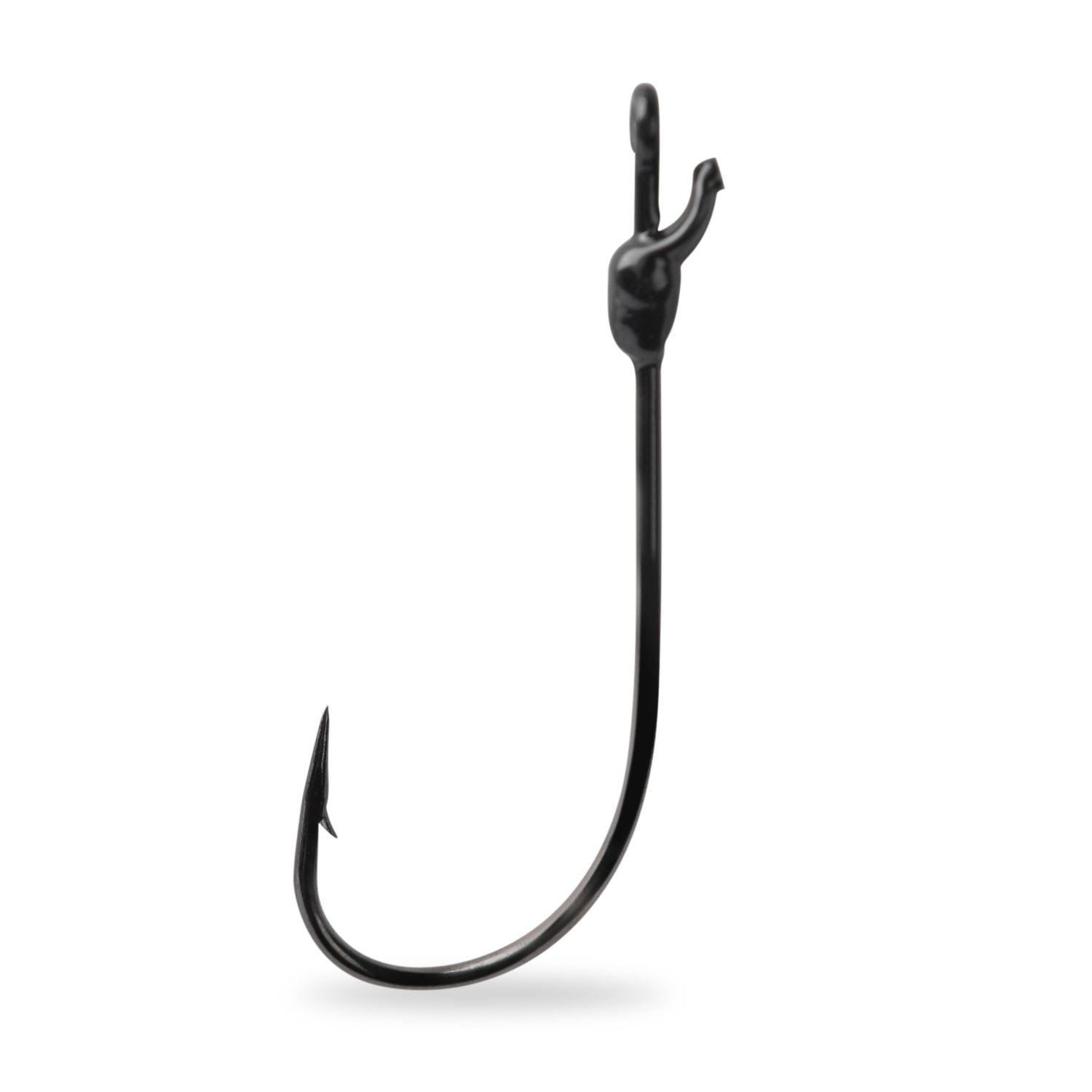 Mustad Grip-Pin Edge Finesse Soft Plastics Hook Black Nickel (5 Pk ...
