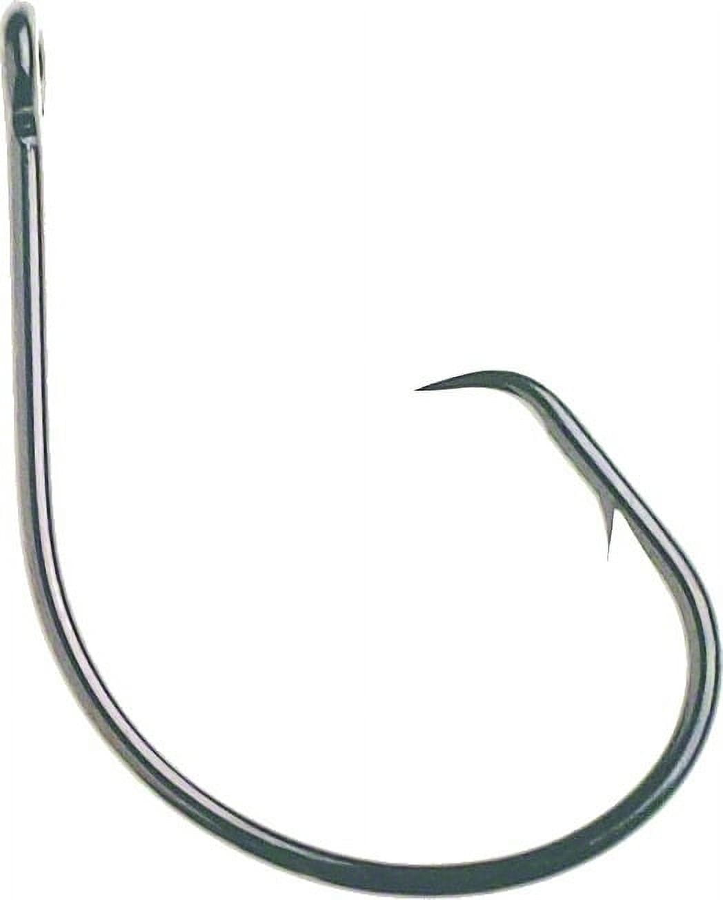 Mustad In-Line Circle Hook Black Nickel #2 10pc for Sailfish Wahoo ...