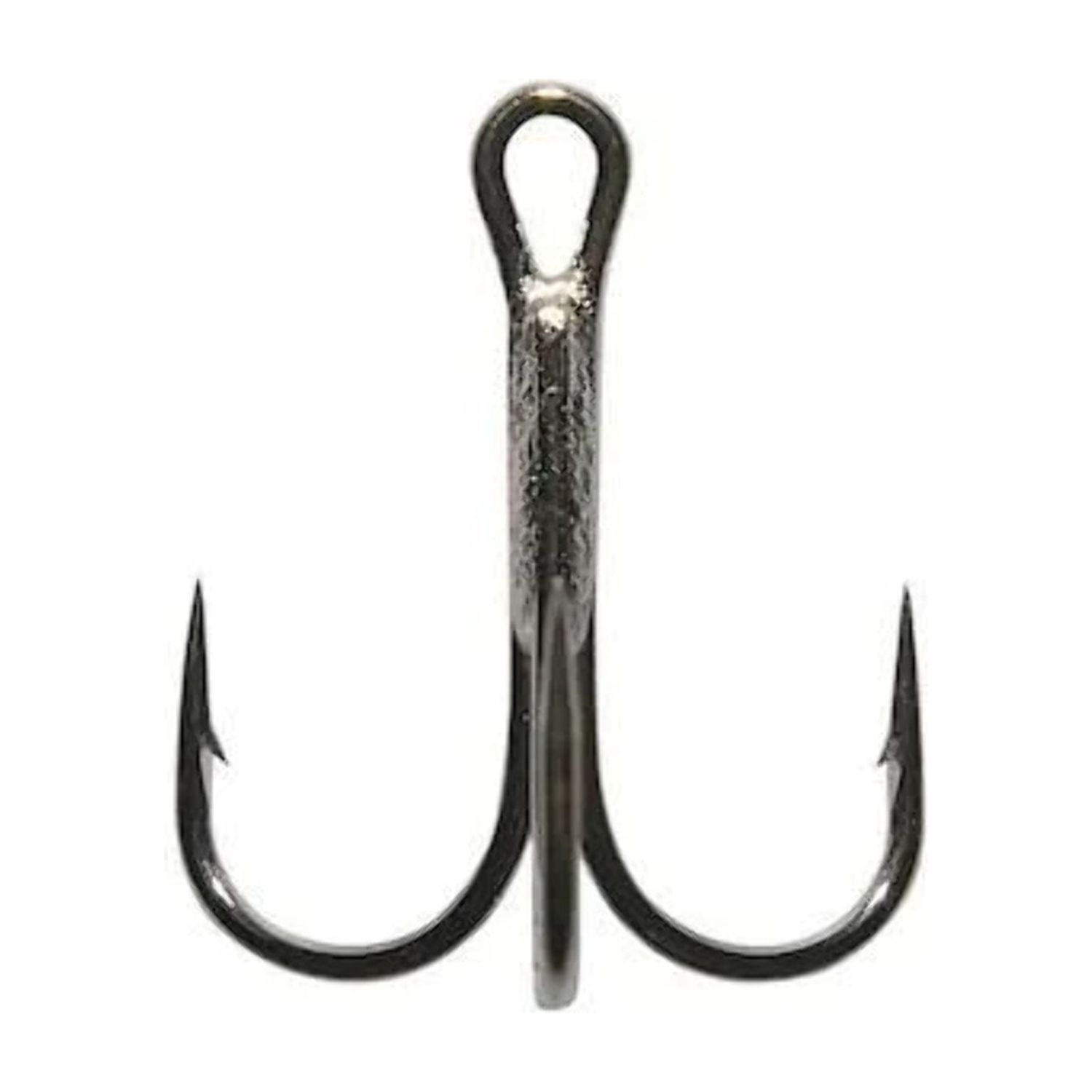 Mustad KVD Elite Round Bend Treble Hook Black Nickel (11 Pk) - Walmart.com