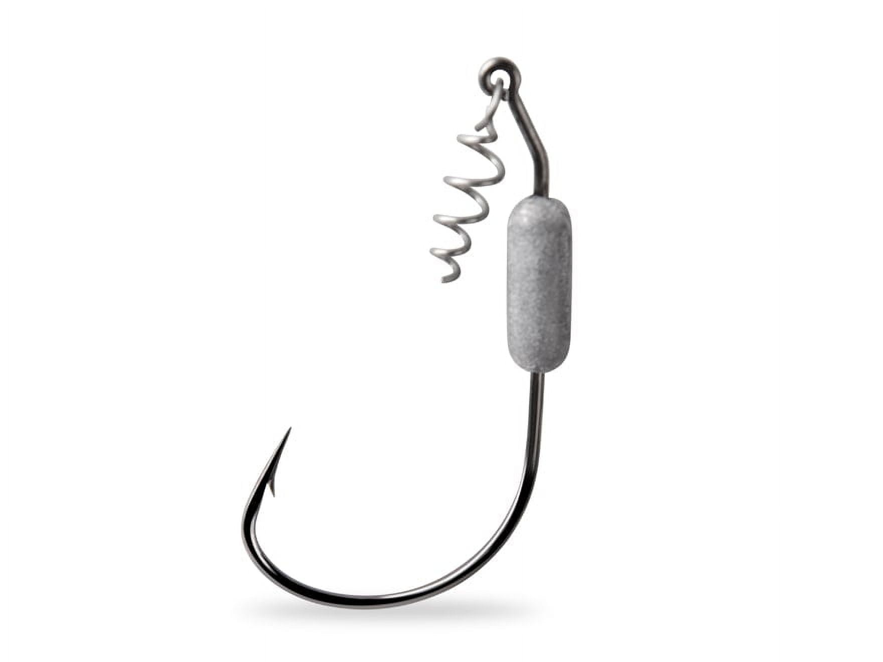 Mustad Power Lock Plus 28º Weighted Wide Gap Hook #4/0 Black Nickel 3PK ...