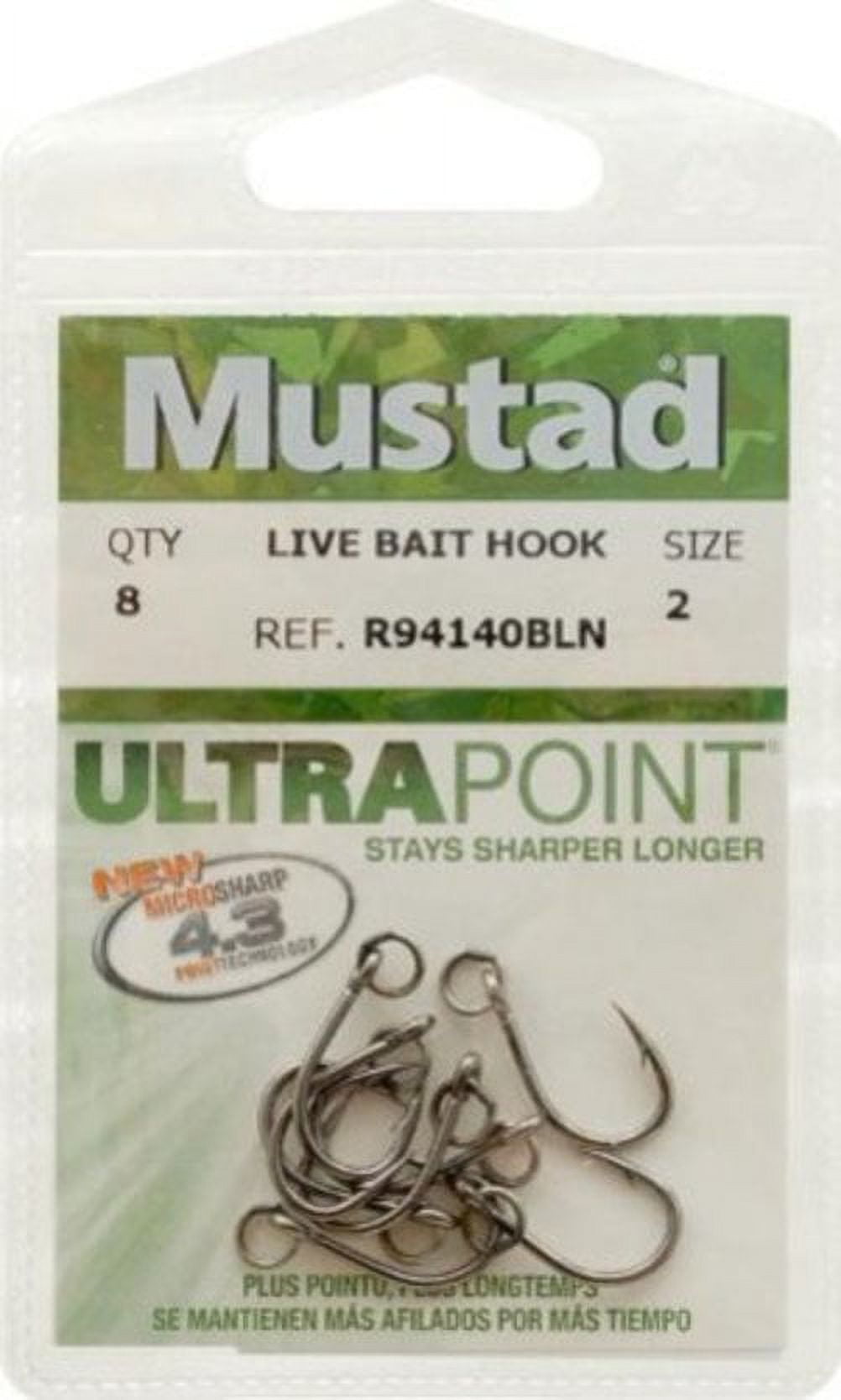 Mustad - Ring Live Bait Hook Size 2 Multi-Colored - Walmart.com