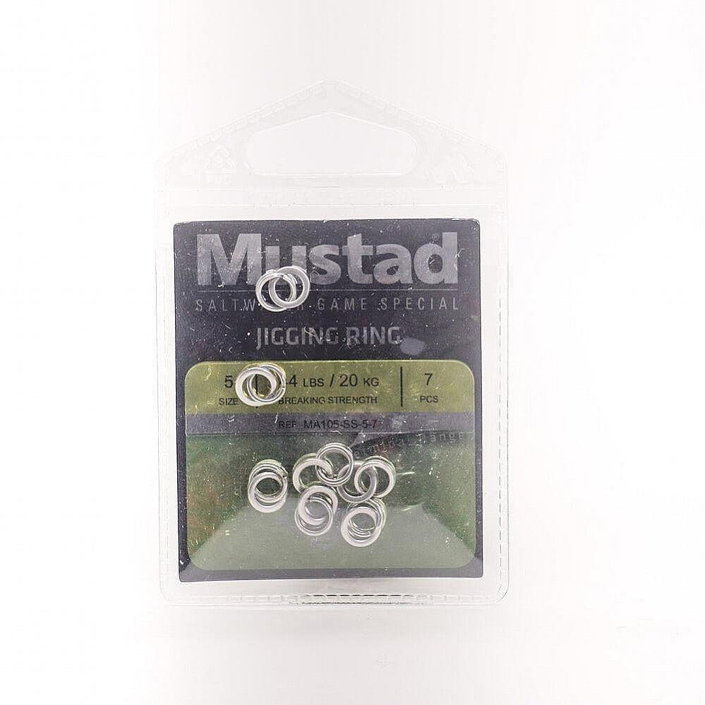 Mustad Stainless Steel Jigging 8 Split Ring - Walmart.com