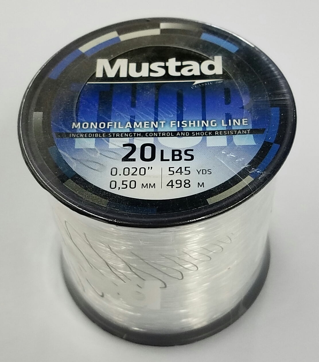 Mustad Thor 12 lb. Monofilament Fishing Line, Clear, 920 Yard ...