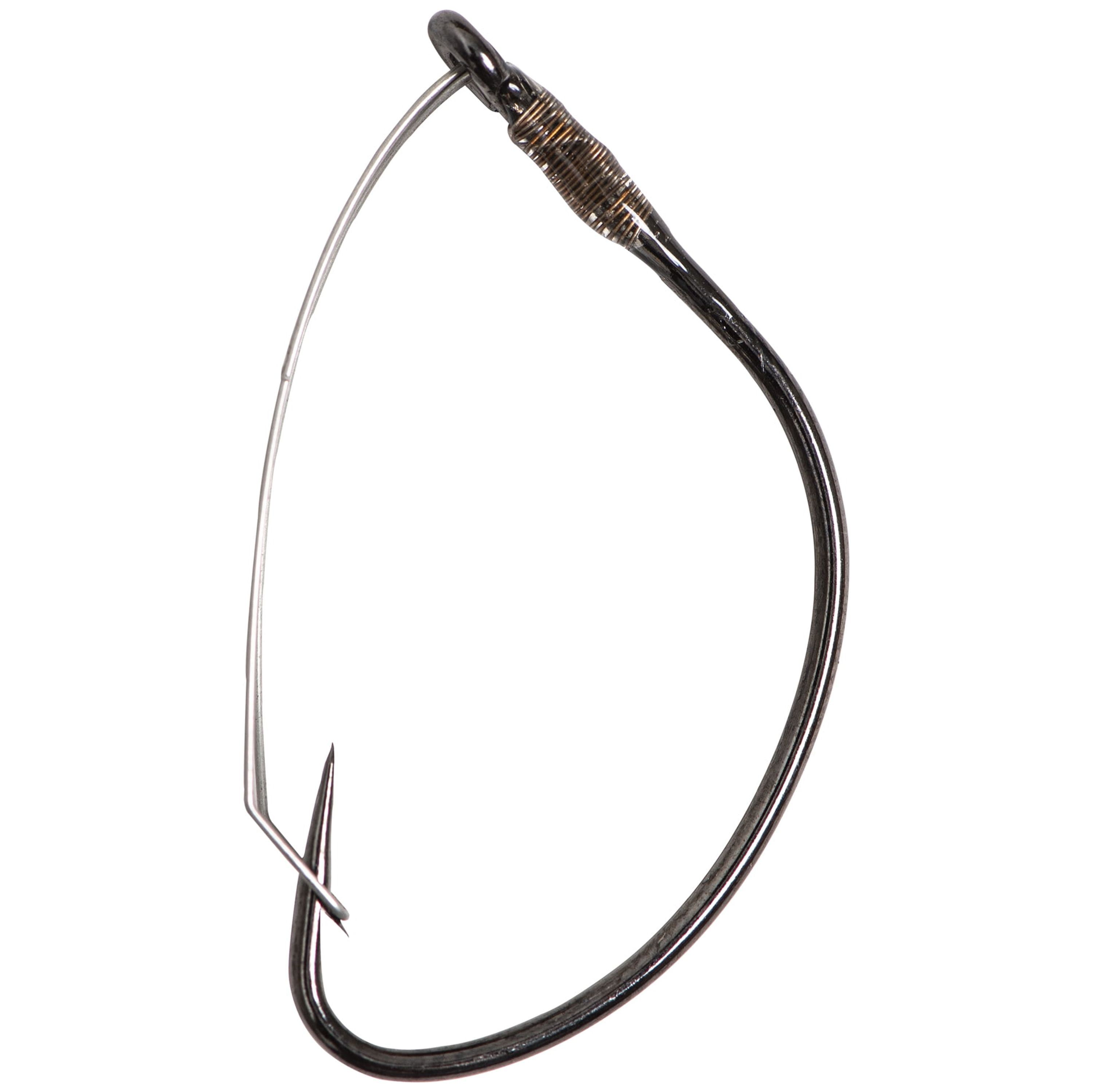 Mustad Ultra Point Weedless Wide Gap Hook (Black Nickel) - Size: 3/0 ...