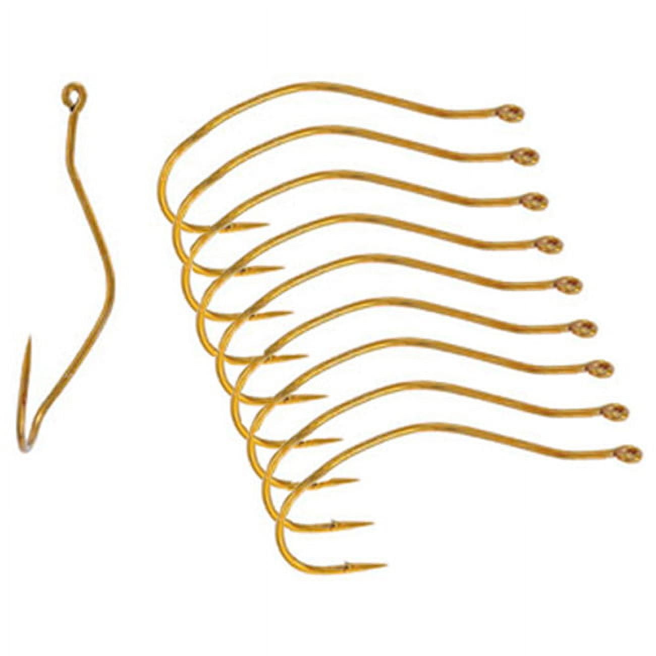 Mustad UltraPoint Slow Death Gold Fishing Hooks (10 Ct) - 1 - Walmart.com