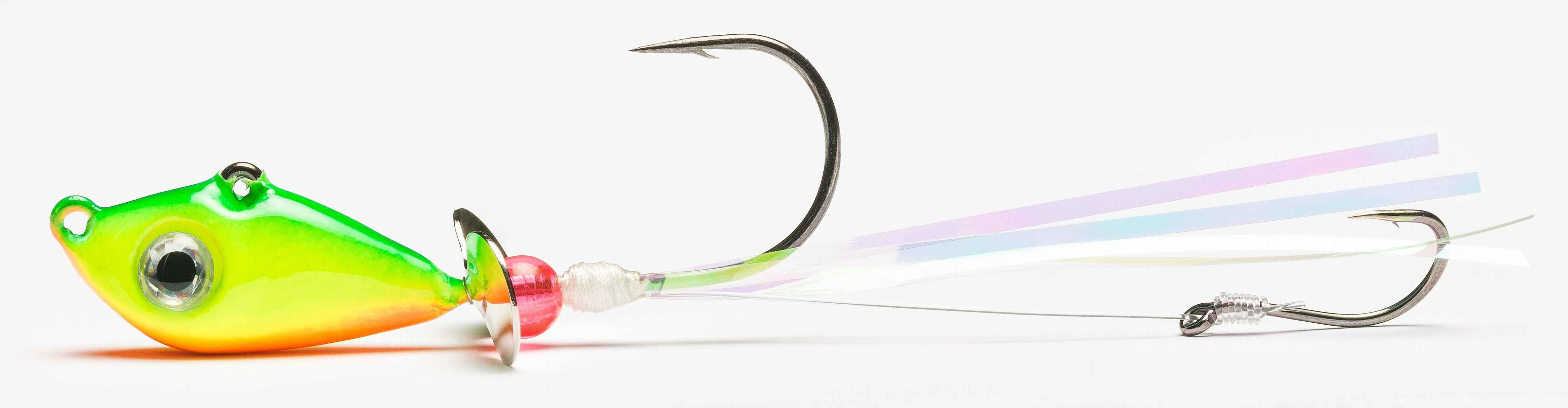 Mustad WSJ-34-FT-1 Walleye Death Spinner Firetiger 3/4oz, 1 PK - WSJ-34 ...