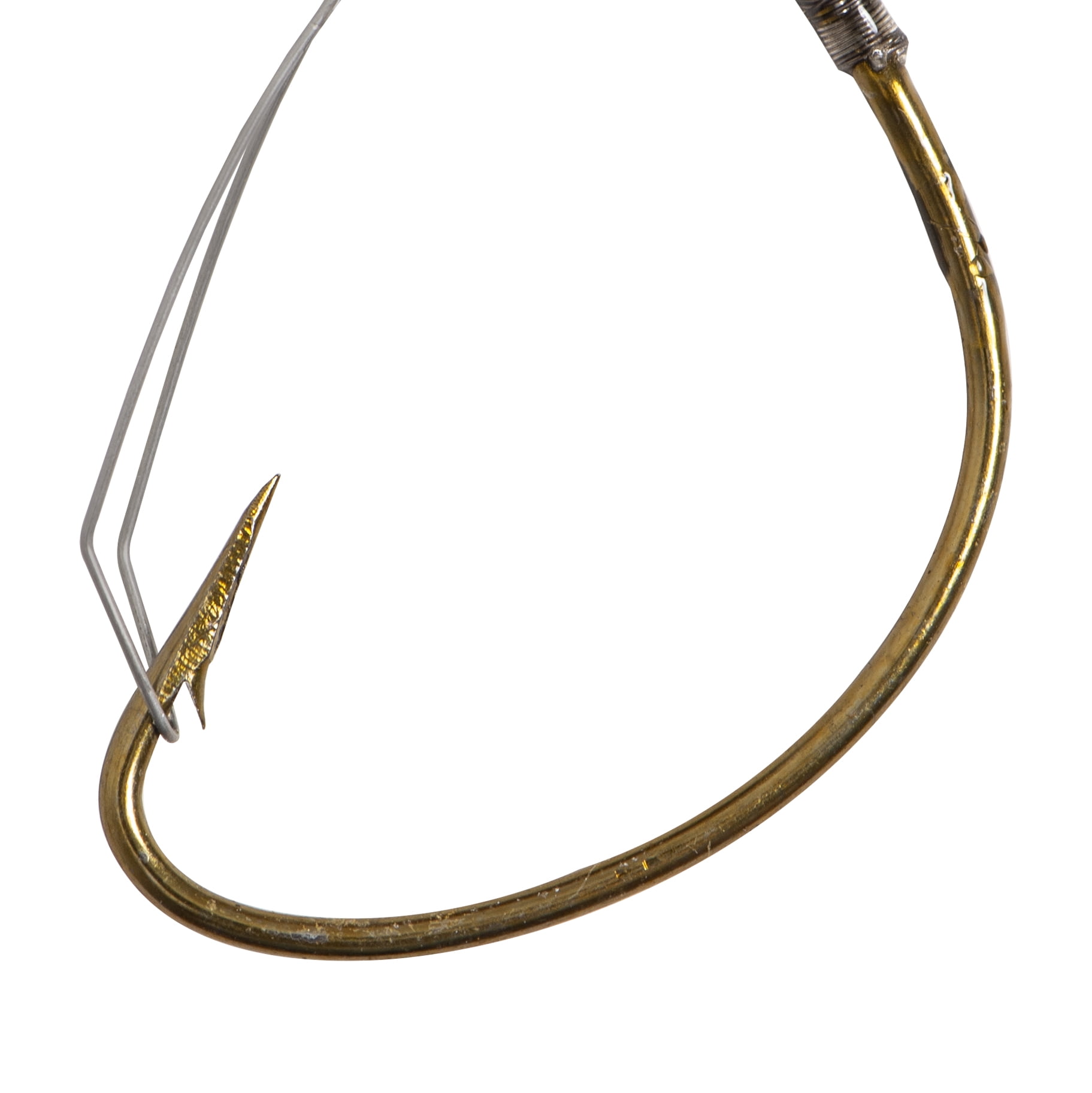 Mustad Weedless Wide Gap Hook (Black Nickel) - Size: 4/0 2pc - Walmart.com