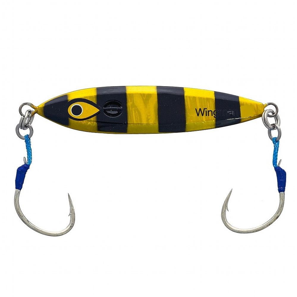 Mustad Wingman Slow Fall Jig MJIG06 Bumblebee, 9oz | 250g Jigs ...