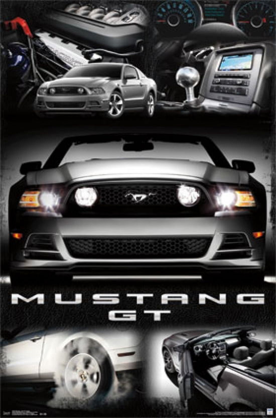 Mustang - 2014 GT Collage Poster Print (24 x 36) - Walmart.com