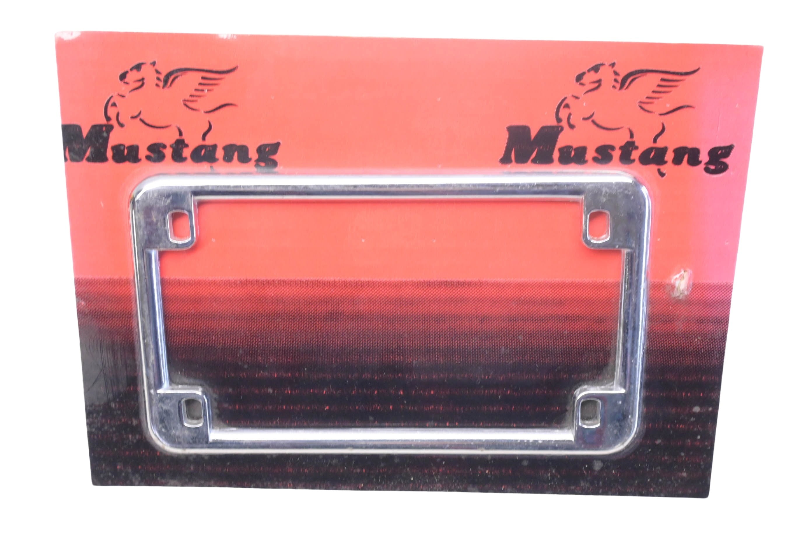 Mustang 29032 Motorcycle License Plate Frame NOS - Walmart.com