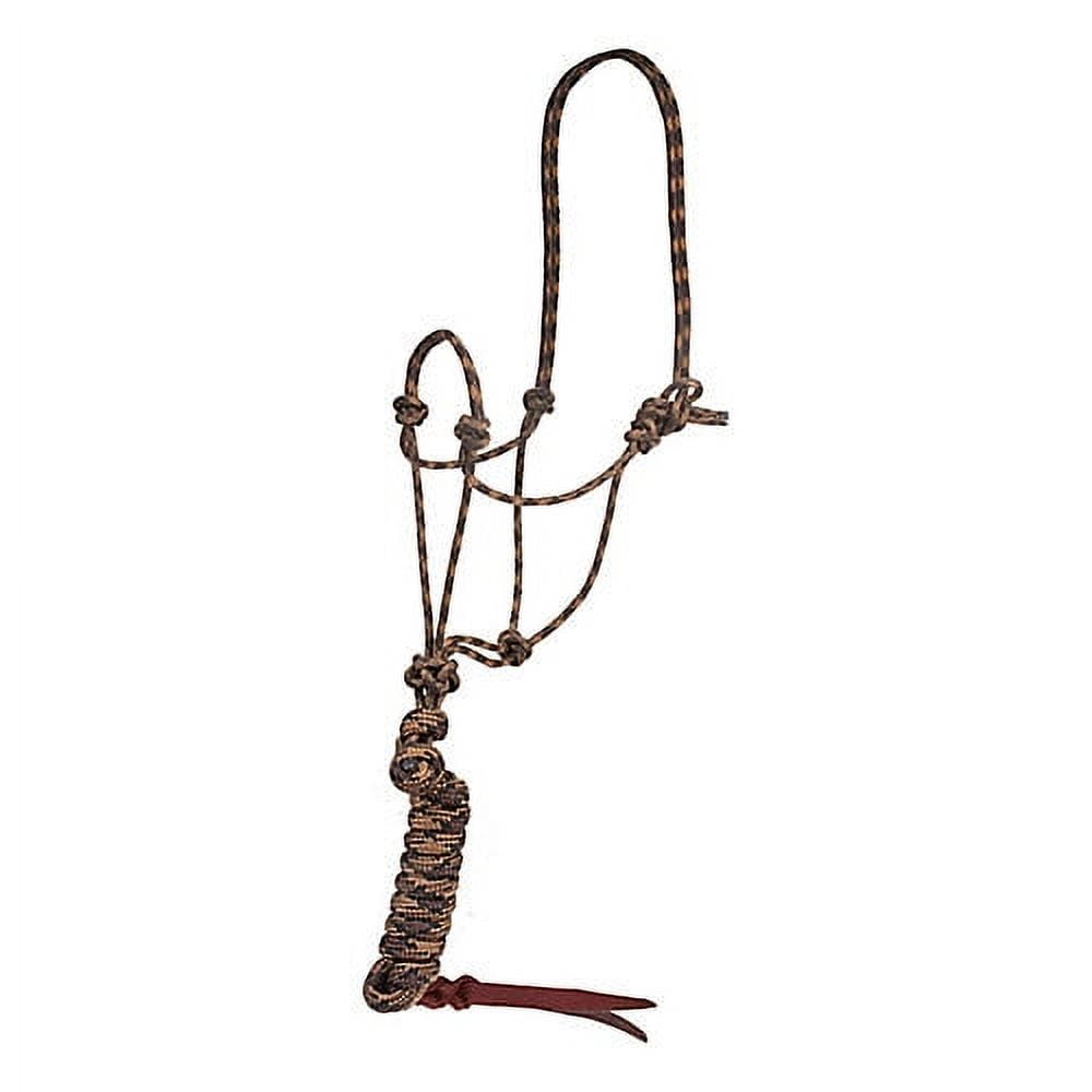 Aztec Braided Waxed Halter with8ft Lead and Leather Popper - Walmart.com
