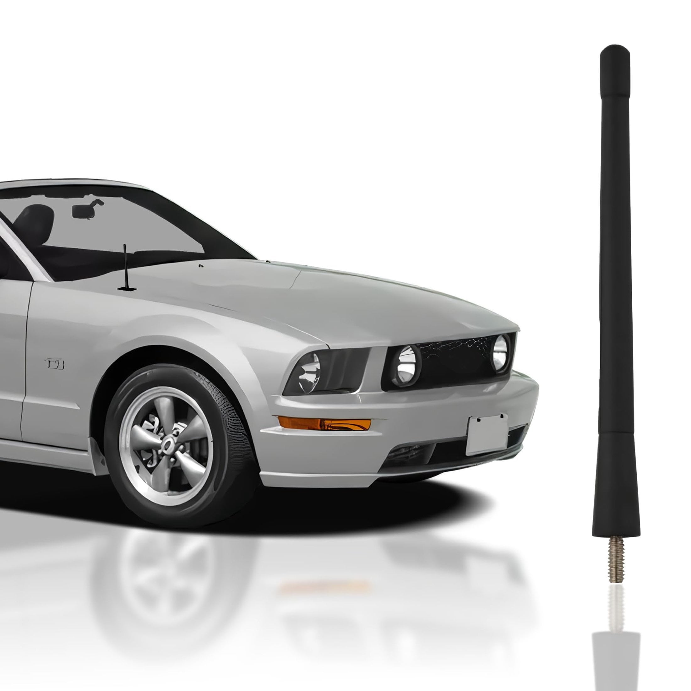 Mustang Black Antenna Mast Set for 1979-2009 Models - Walmart.com