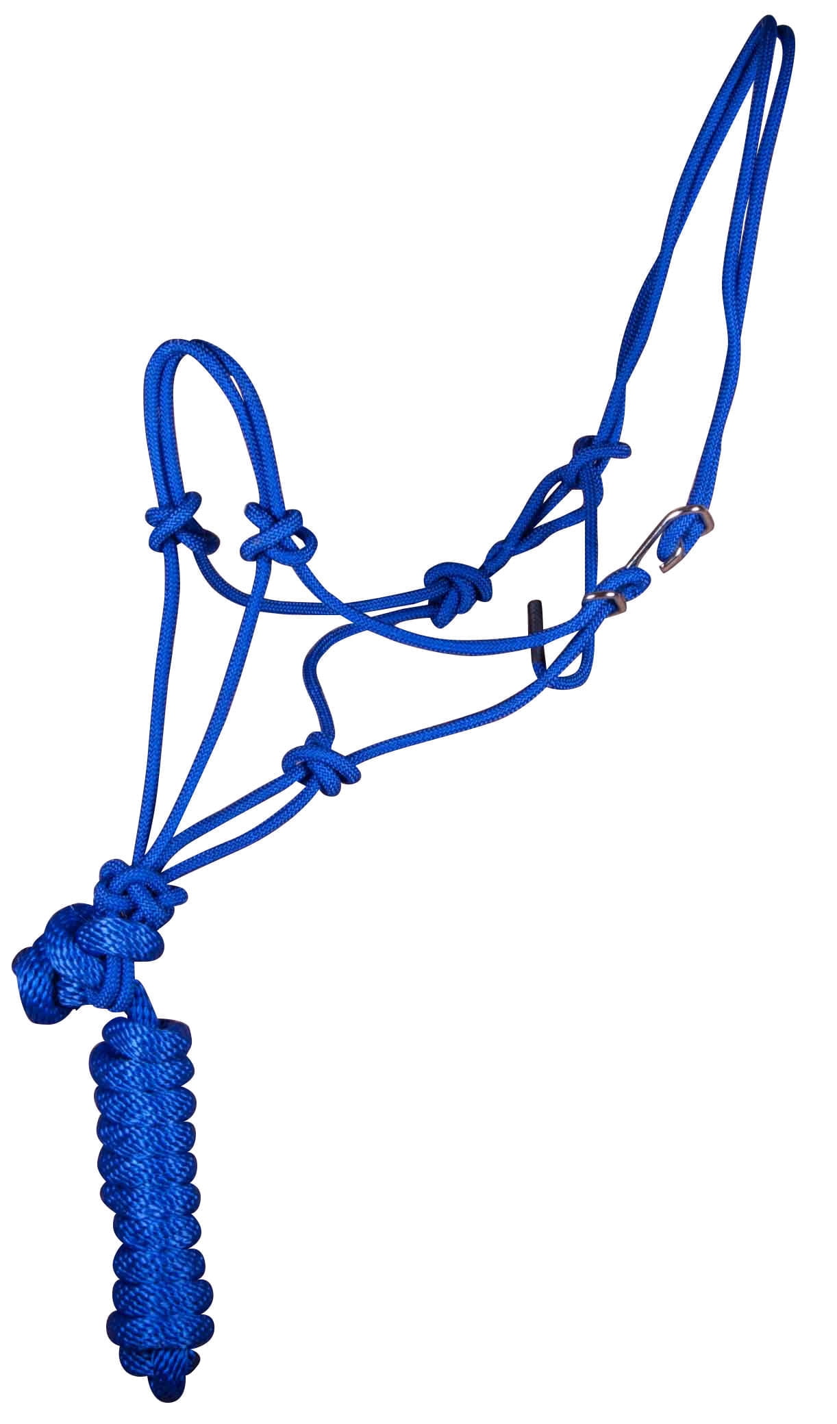 Mustang Easy-on Horse Rope Halter | with 8 Foot Lead | Blue - Walmart.com