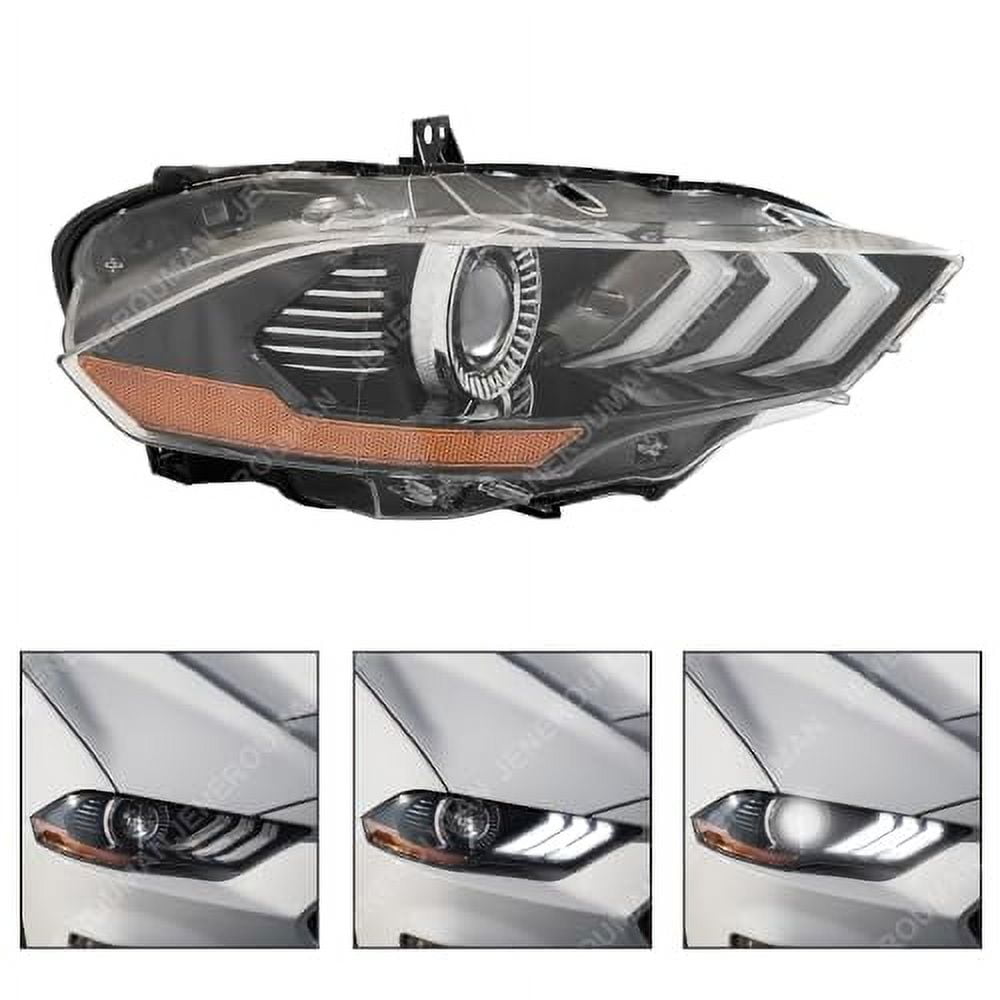 For Mustang Full LED Headlight Lamp Compatible With 2018 2019 2020 2021 ...