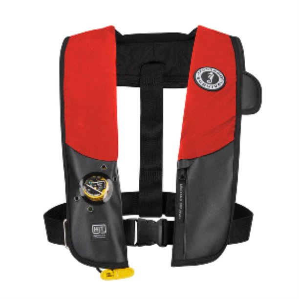 Mustang HIT Hydrostatic Inflatable Automatic PFD - Red/Black - Walmart ...
