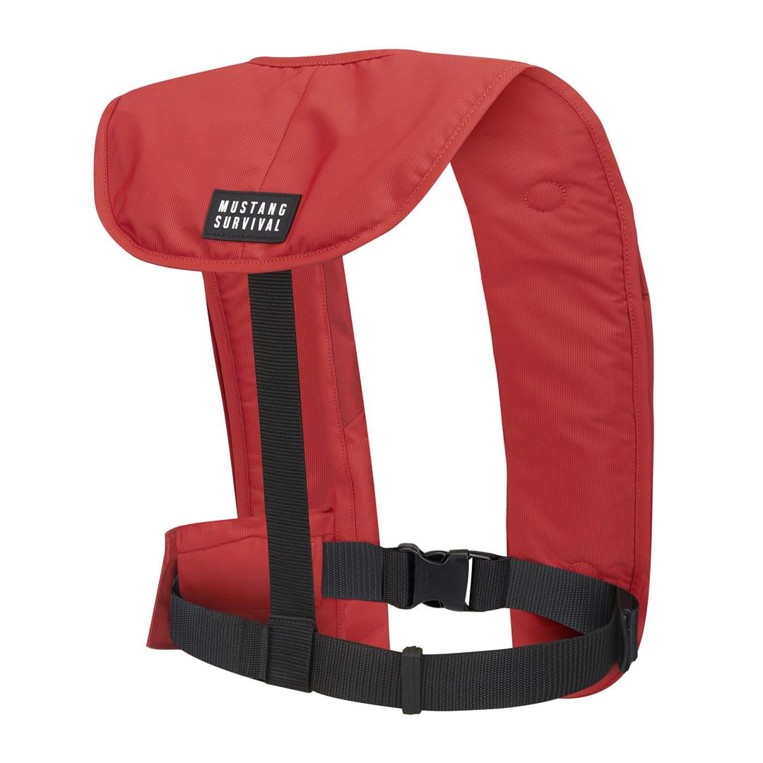 Mustang MIT 100 Convertible Inflatable PFD - Red - Walmart.com