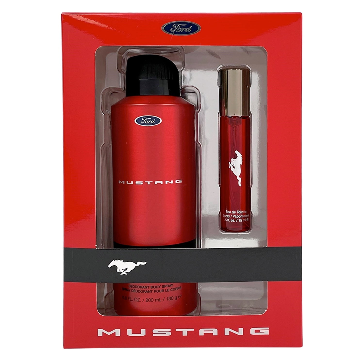 Mustang Red Mens 2-Piece Spray Fragrance Set for Men - Walmart.com