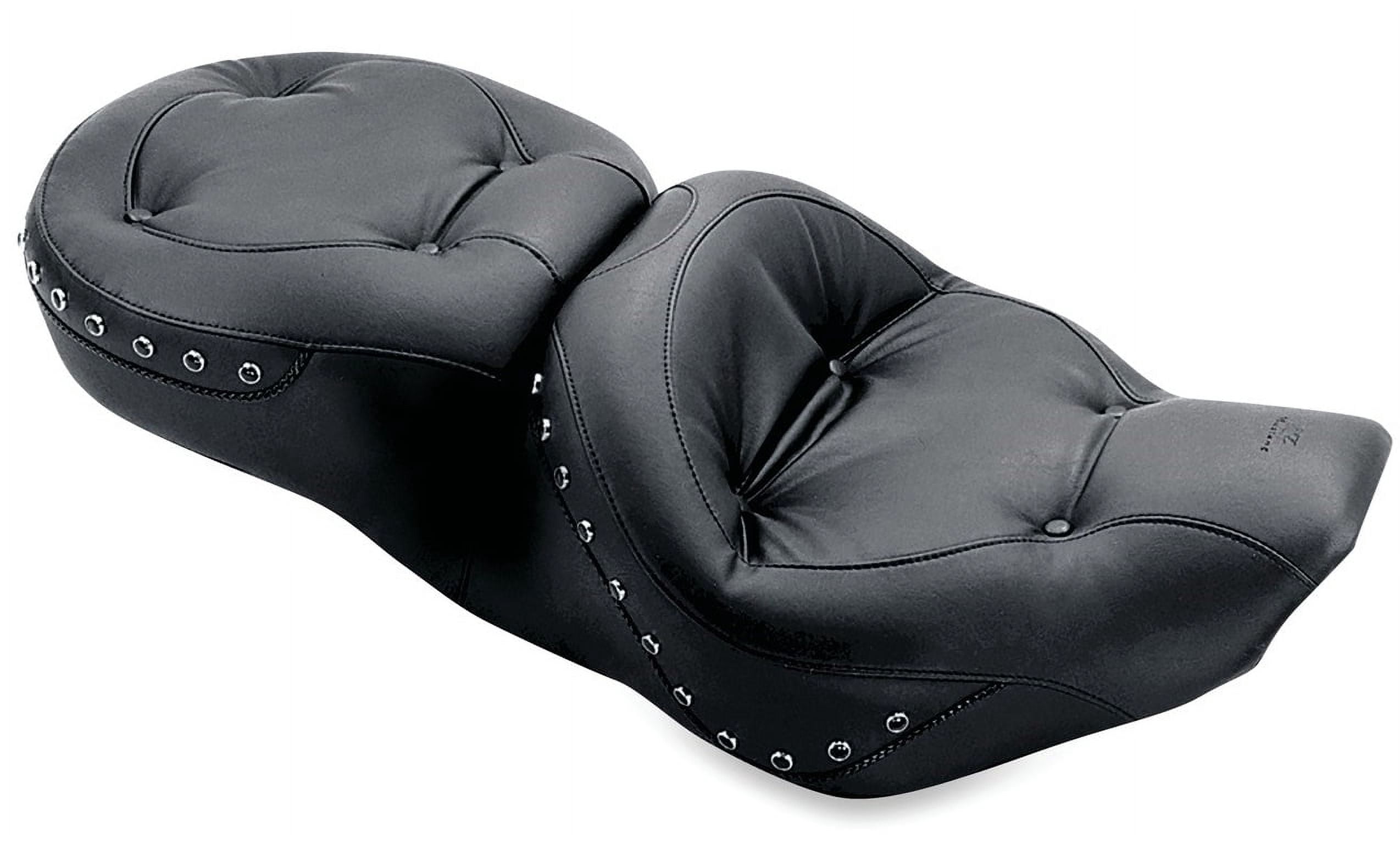 Mustang Regal Touring Black Pearl Center Studded Motorcycle Seat (75466 ...