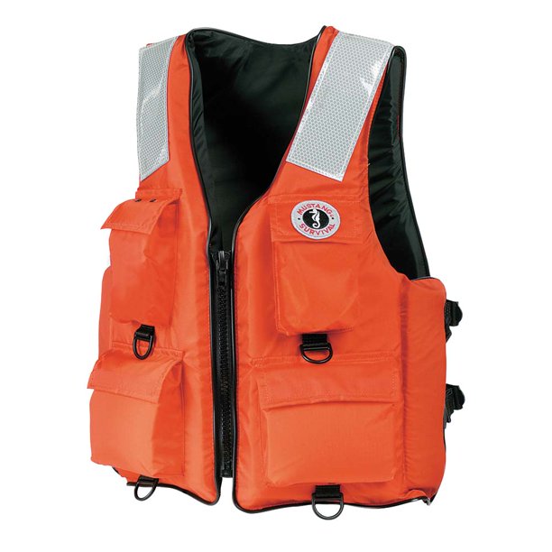 Mustang Survival Industrial PFD 4 Pocket Vest (3X/7XL) - Walmart ...