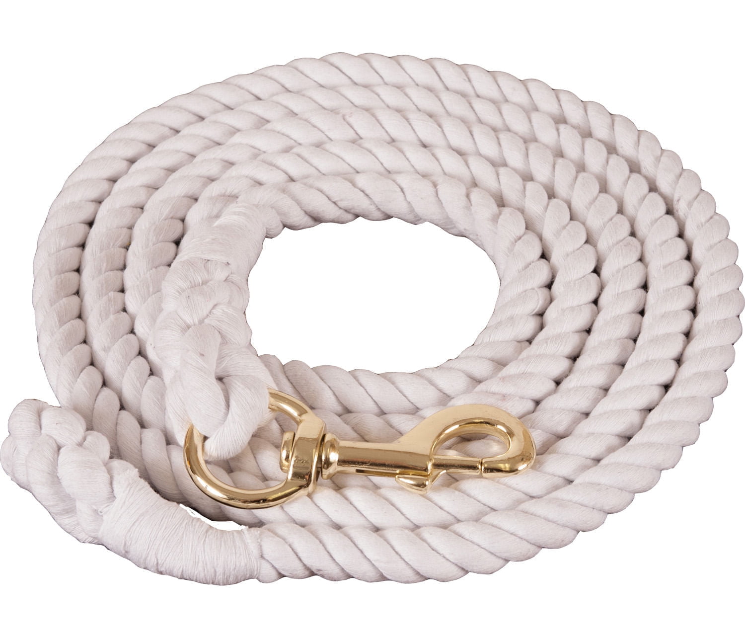 Mustang White Cotton Lead Rope, 5/8" x 10' - Walmart.com