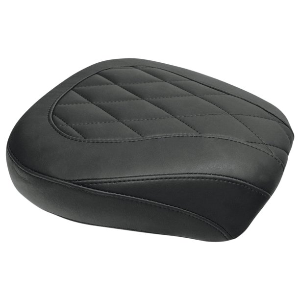 Mustang Wide Tripper Black/Diamond Passenger Pillion Seat (76695) - Walmart Business Supplies