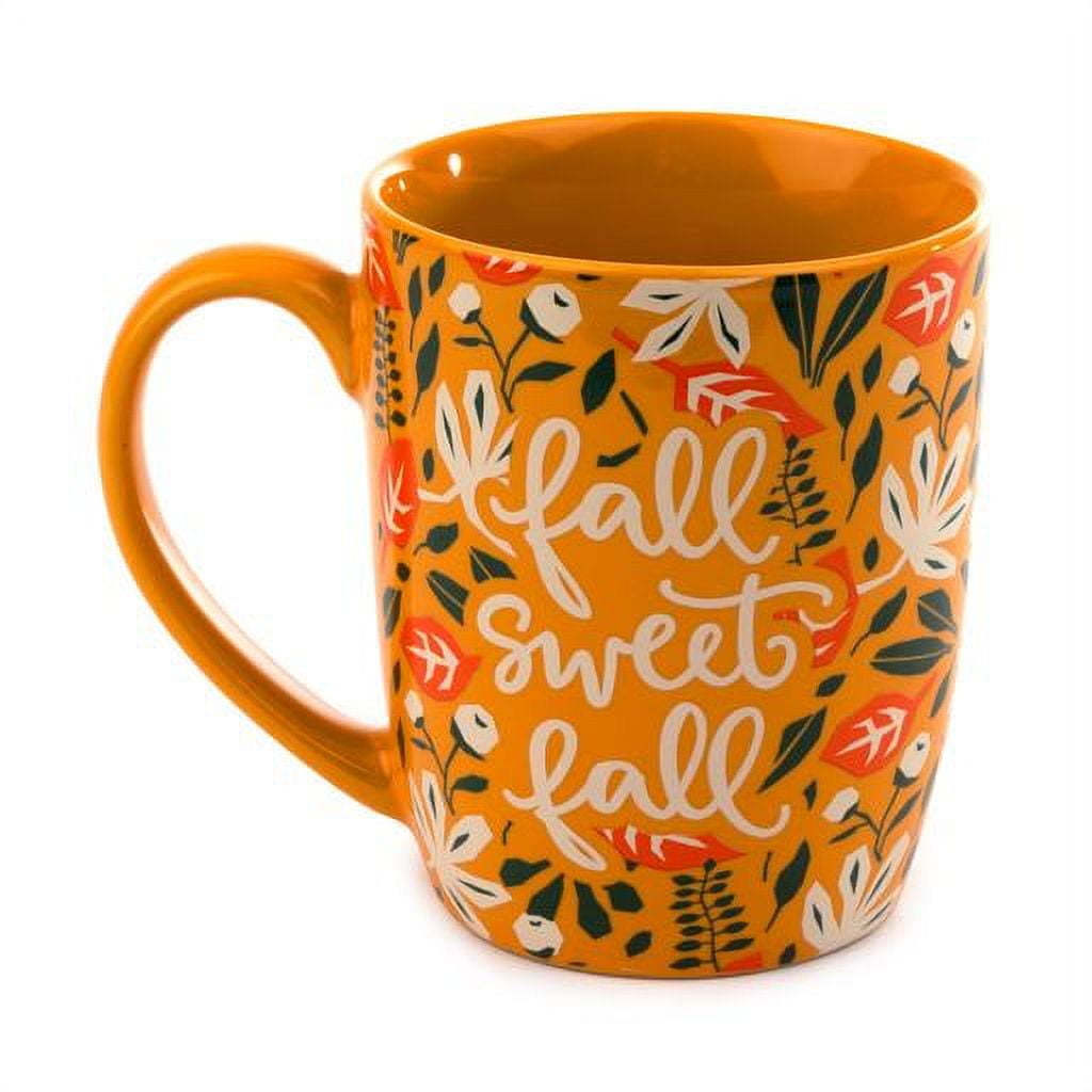 Harvest Mustard Fall Sweet Fall 12 Oz Ceramic Mug, Microwavable Coffee ...