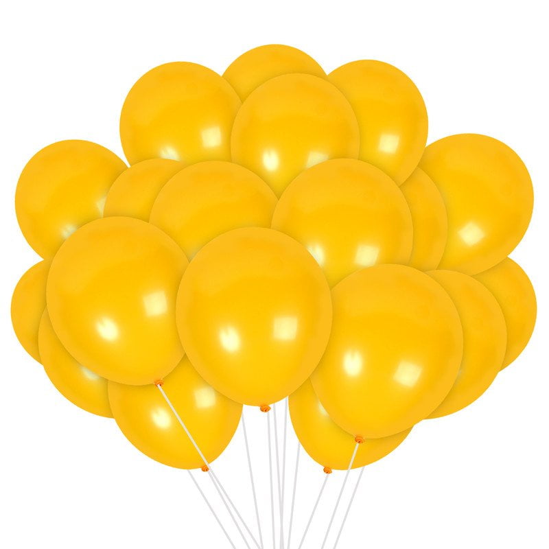 Mustard Yellow Balloons - 12 Inch Latex Balloons - 36 Pack - Walmart.com