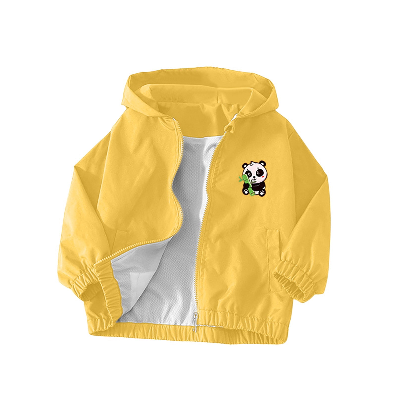 Mustard Yellow Boy Girl Children Boy Girl Cute Hooded Cardigan Cat ...