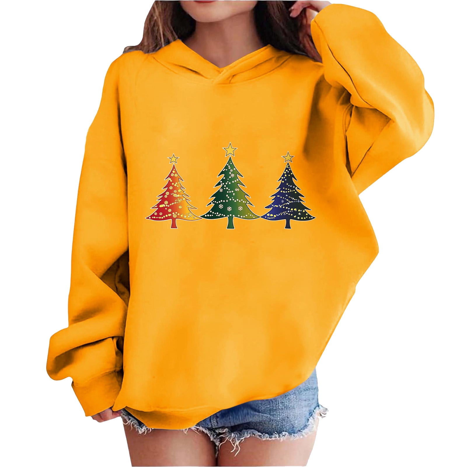Mustard Yellow Boy Girl Children Boy Girl Happy Holiday Christmas ...