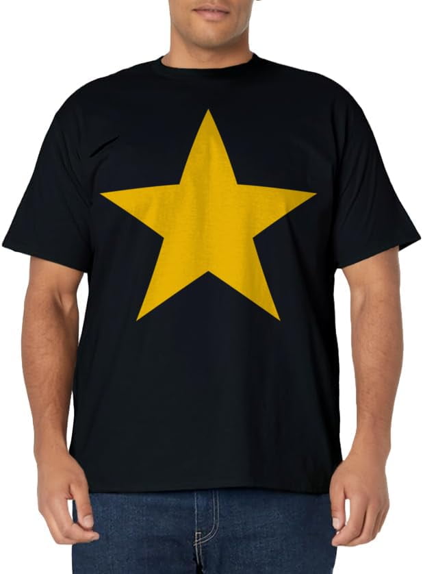 Mustard Yellow Star T-Shirt - Mustard Yellow Star Shirt - Walmart.com