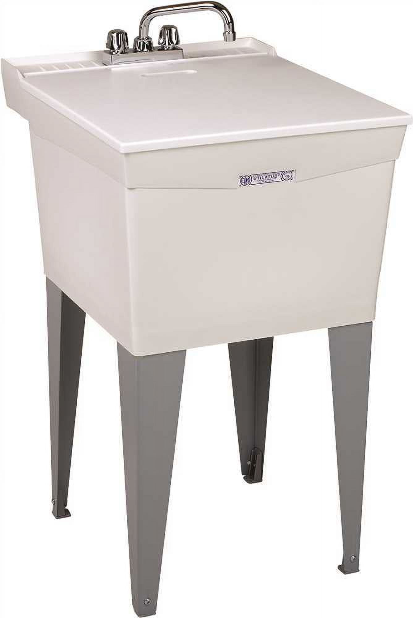 Mustee 19CFT Utilatub Combo 20 in. x 24 in. x 33 in. Thermoplastic ...