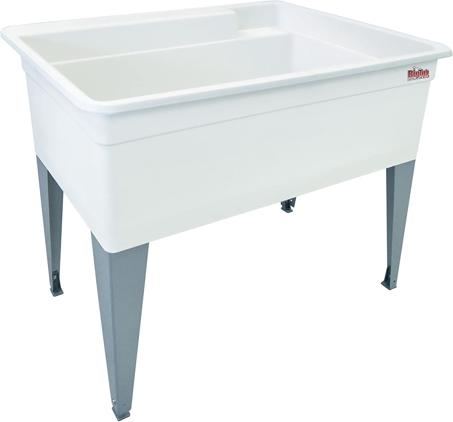 Mustee 28F Bigtub Utilatub Laundry Tub Floor Mount, 24-Inch x 40-Inch ...