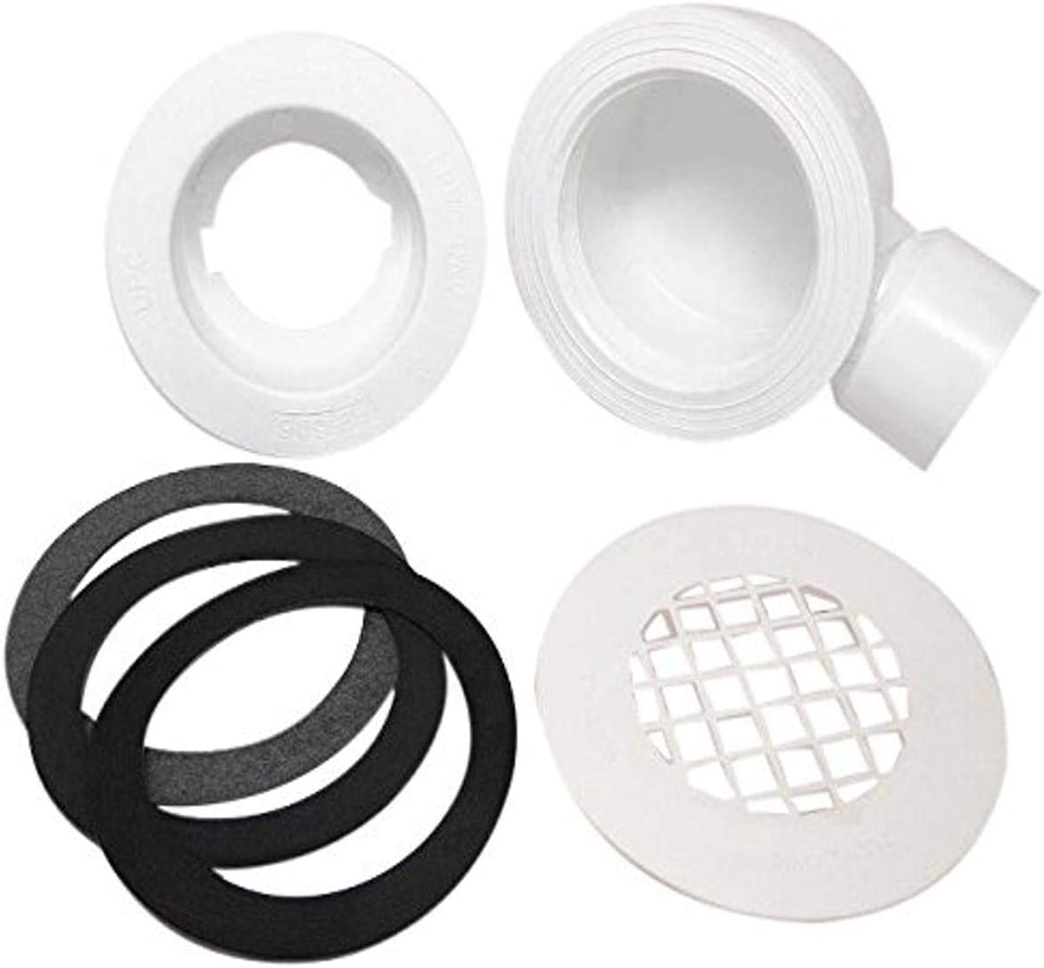 Mustee 82.400A Drain Assembly for Shower Floor,White - Walmart.com