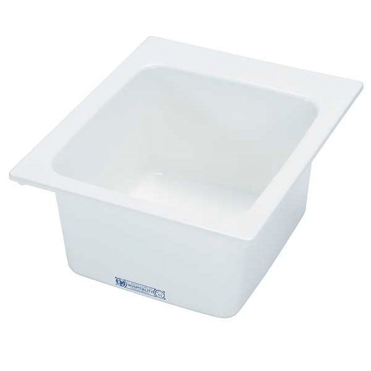 Mustee Utility Sink 14 in x 15 in, 1, Counter Top, Fiberglass 11 ...