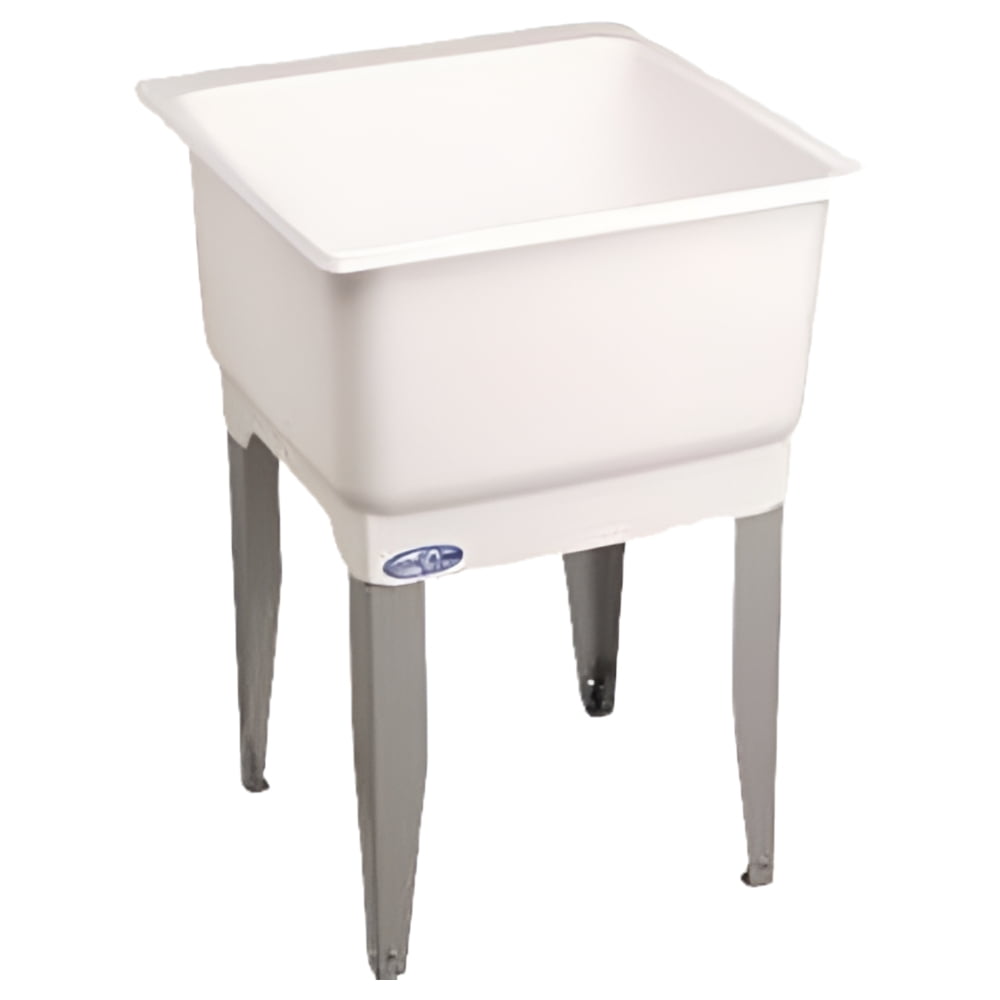 Mustee UtilaTub 20-Gallon Floor-Mount Laundry/Utility Tub, Sinks 33 X ...