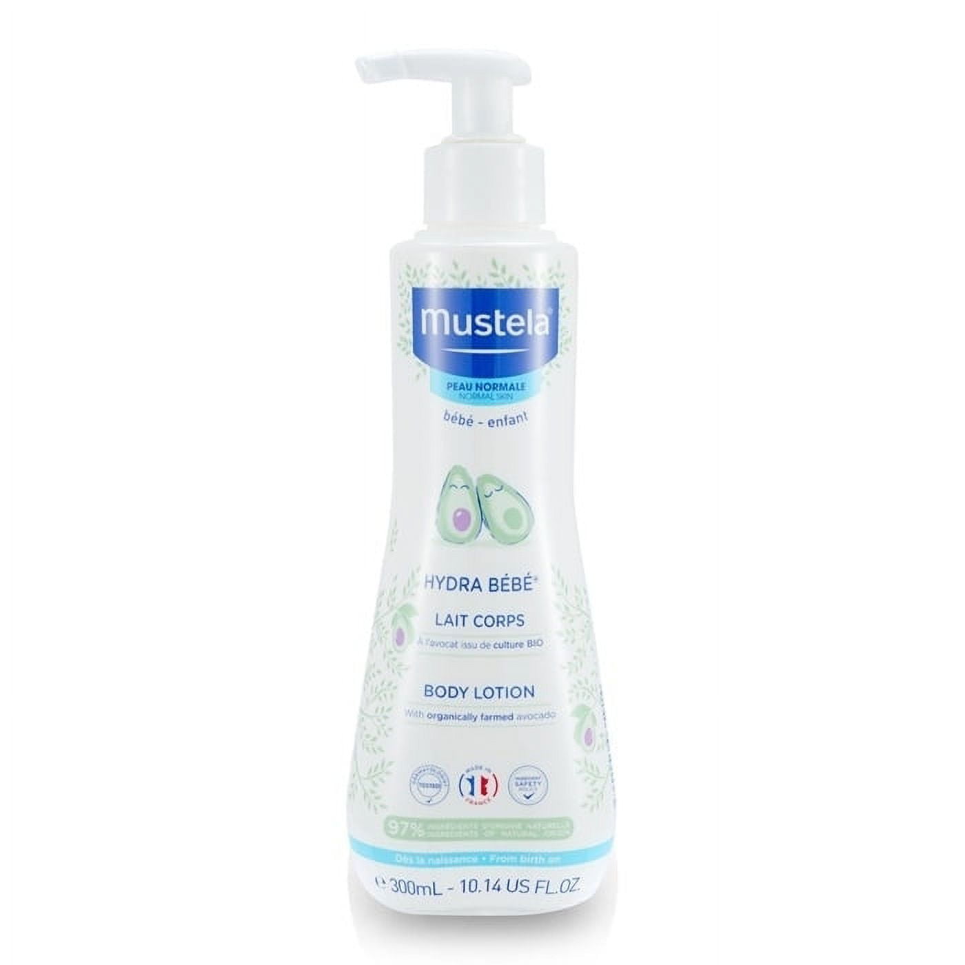 Mustela Hydra-Bebe Body Lotion With Organic Avocado - Normal Skin 300ml ...