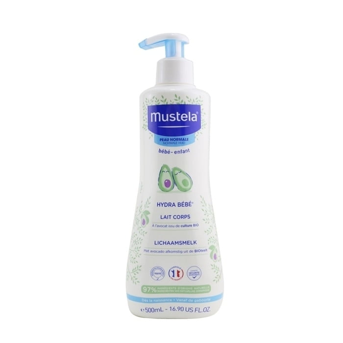 Mustela Hydra-Bebe Body Lotion With Organic Avocado - Normal Skin 500ml ...