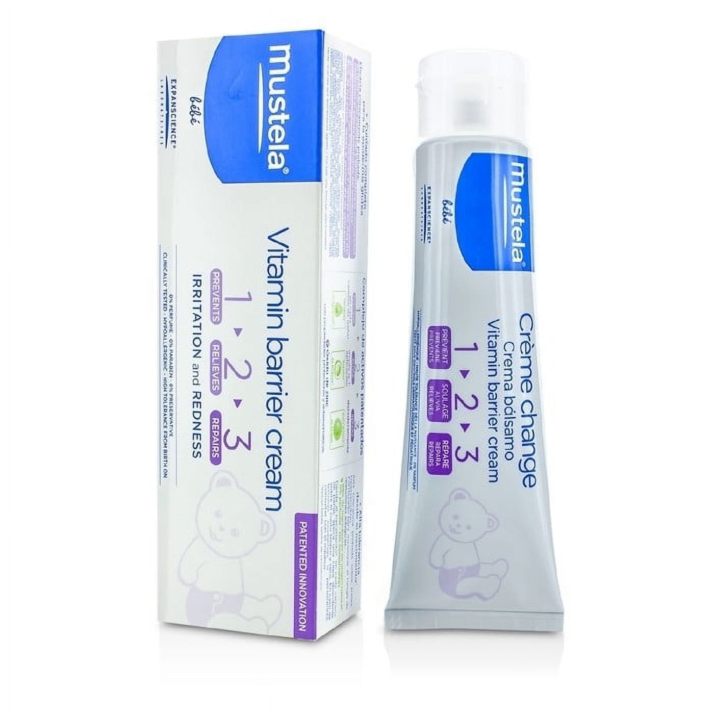 Mustela by Mustela Vitamin Barrier Cream --100ml/3.88oz(D0102HX8Q08 ...