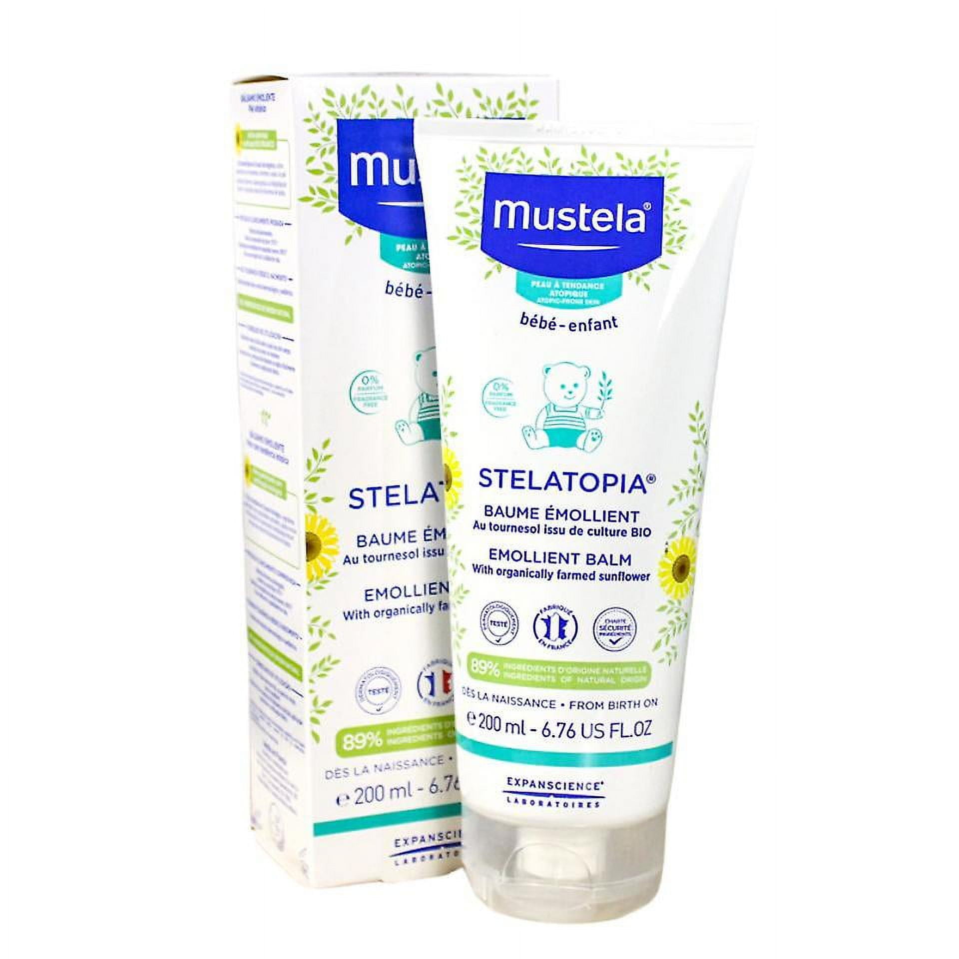 Mustela stelatopia emollient balm - for atopic-prone skin 200ml/6.76oz - Walmart.com