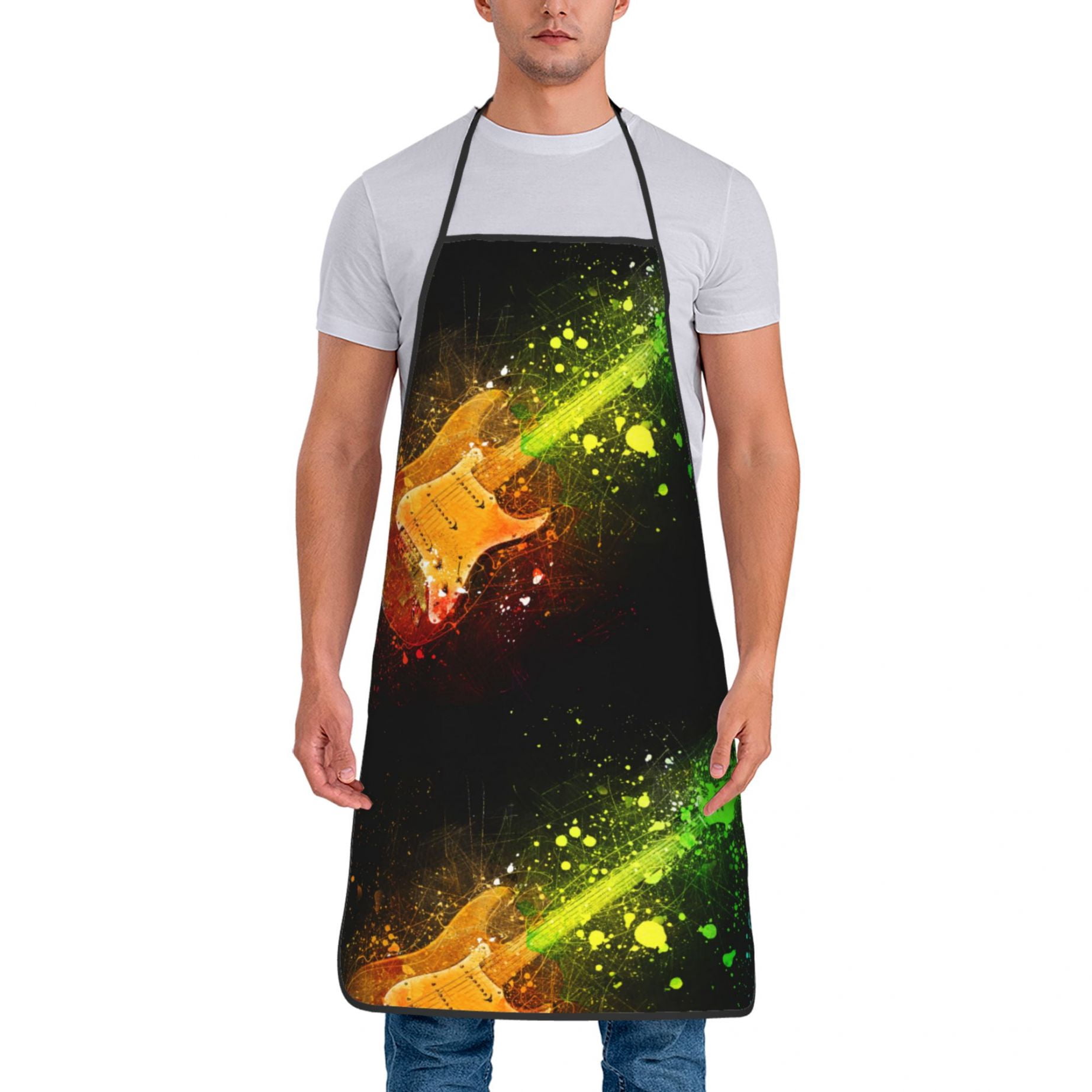 Muster Schwarz Aprons for Women Men Waterproof Apron Kitchen Chef ...